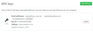 Sign Git Commits With A Keybase GPG Key – Stephen Rees-Carter