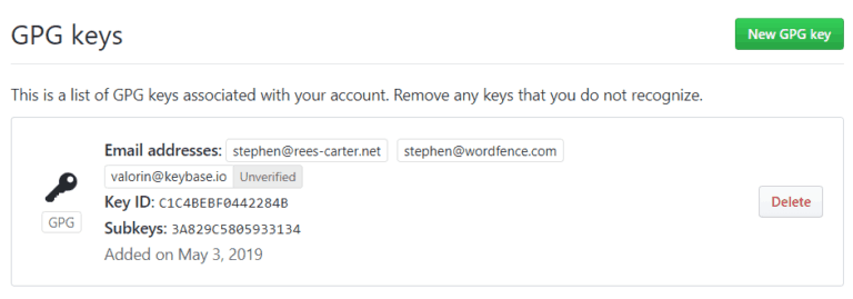 Sign Git Commits With A Keybase GPG Key – Stephen Rees-Carter